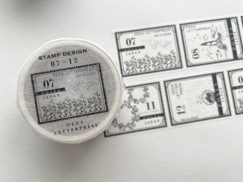 Masking tape【 Stamp 01-06 / Stamp 07-12