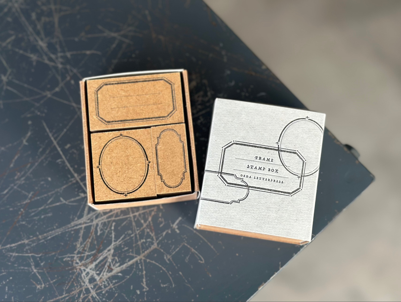 Original rubber stamp box【 frame