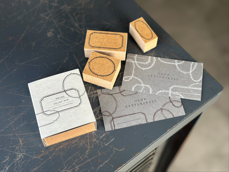 Original rubber stamp box【 frame